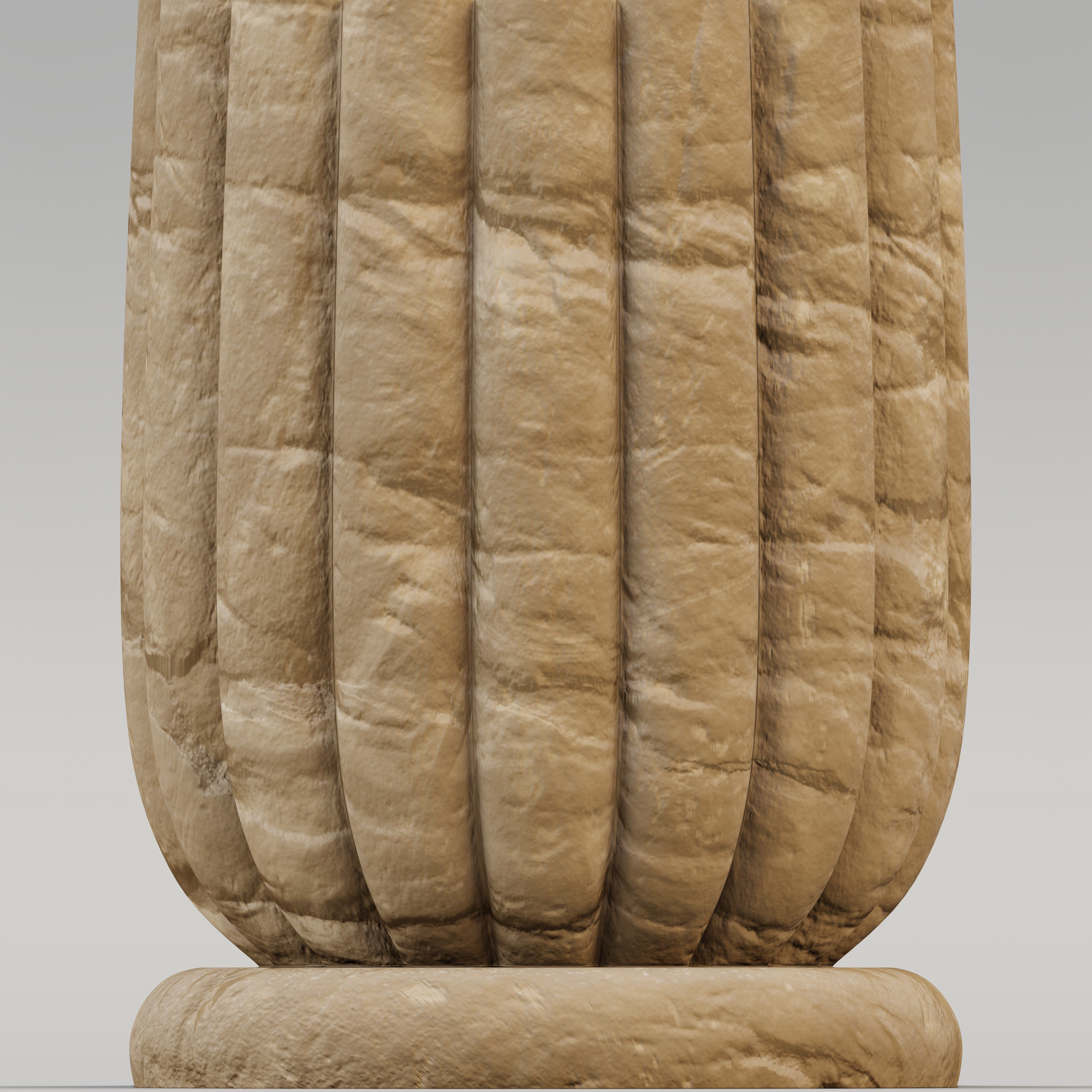 3D model Egyptian lotiform column VR / AR / low-poly | CGTrader