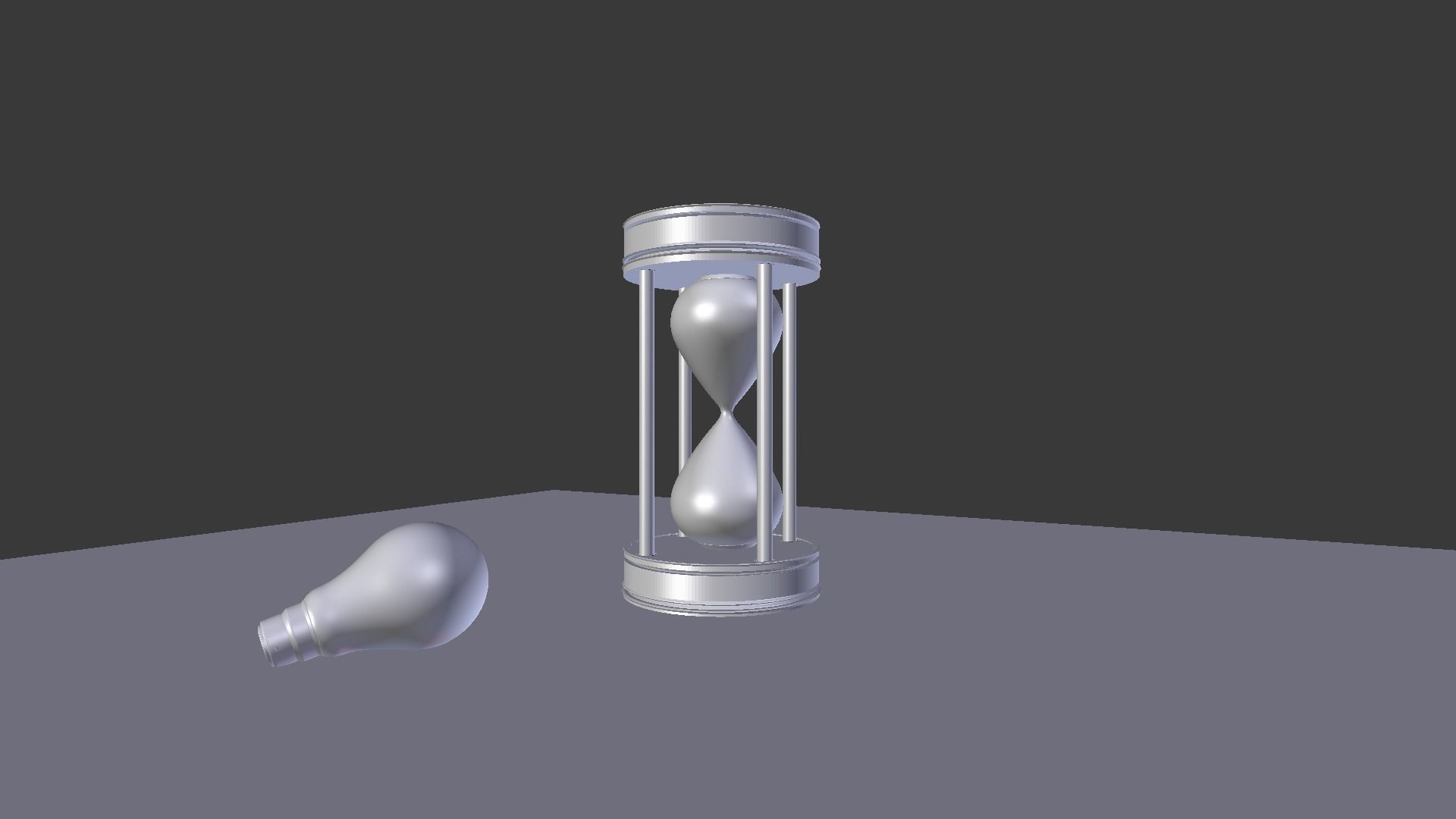 Low poly sand watch free 3D model | CGTrader