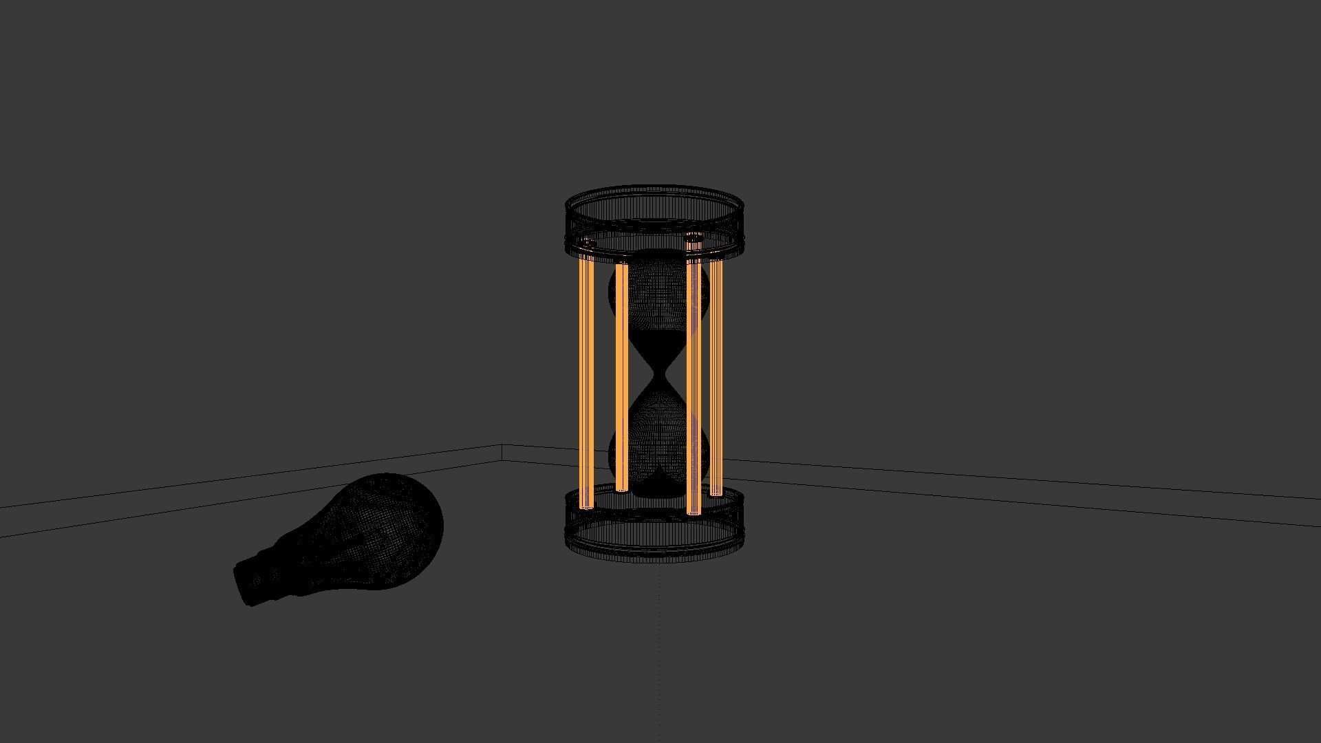 Low poly sand watch free 3D model | CGTrader