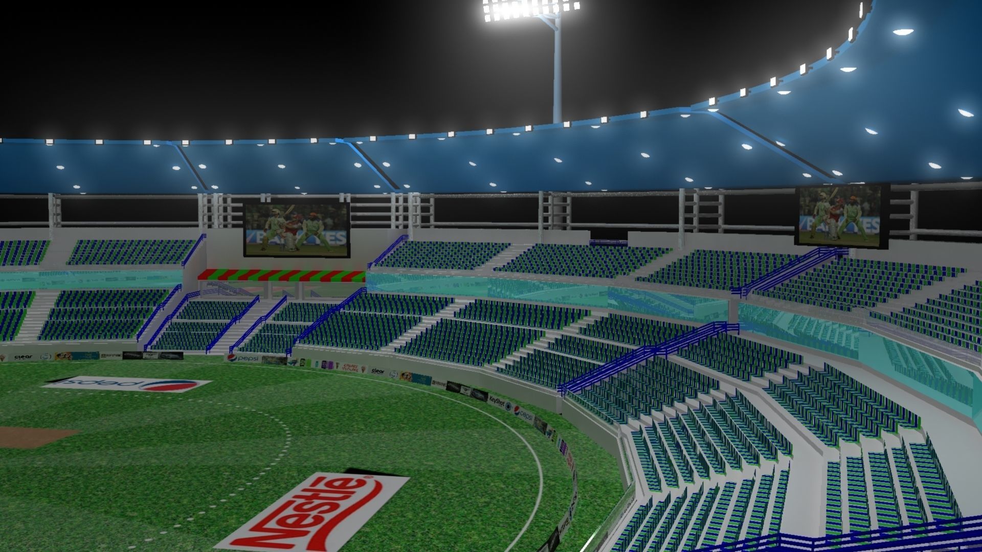 Cricket Stadium 3D model | CGTrader