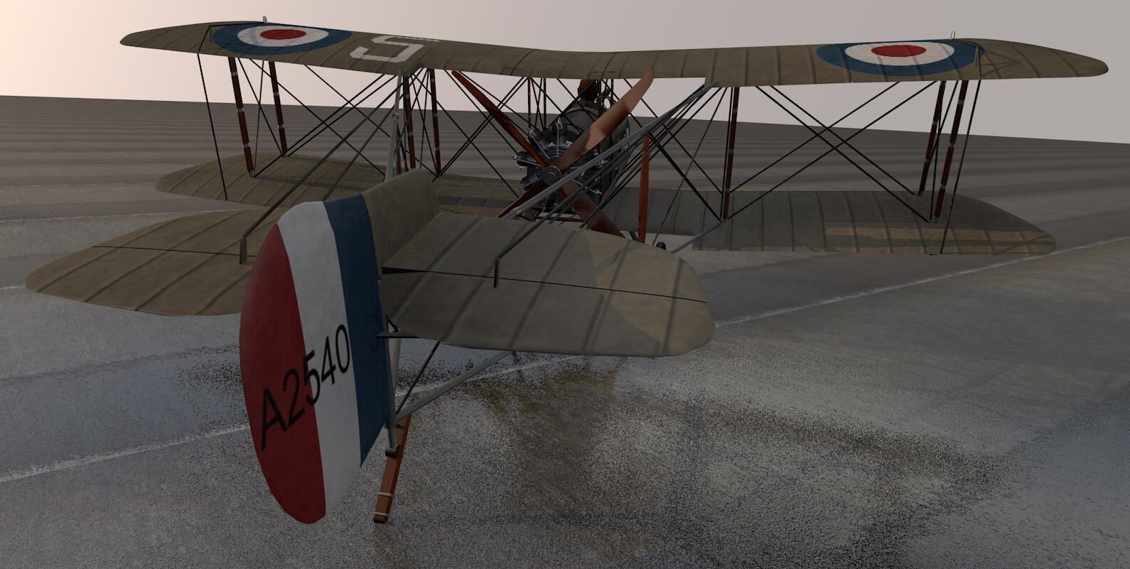 Airco DH2 - DeHavilland DH2 3D model | CGTrader