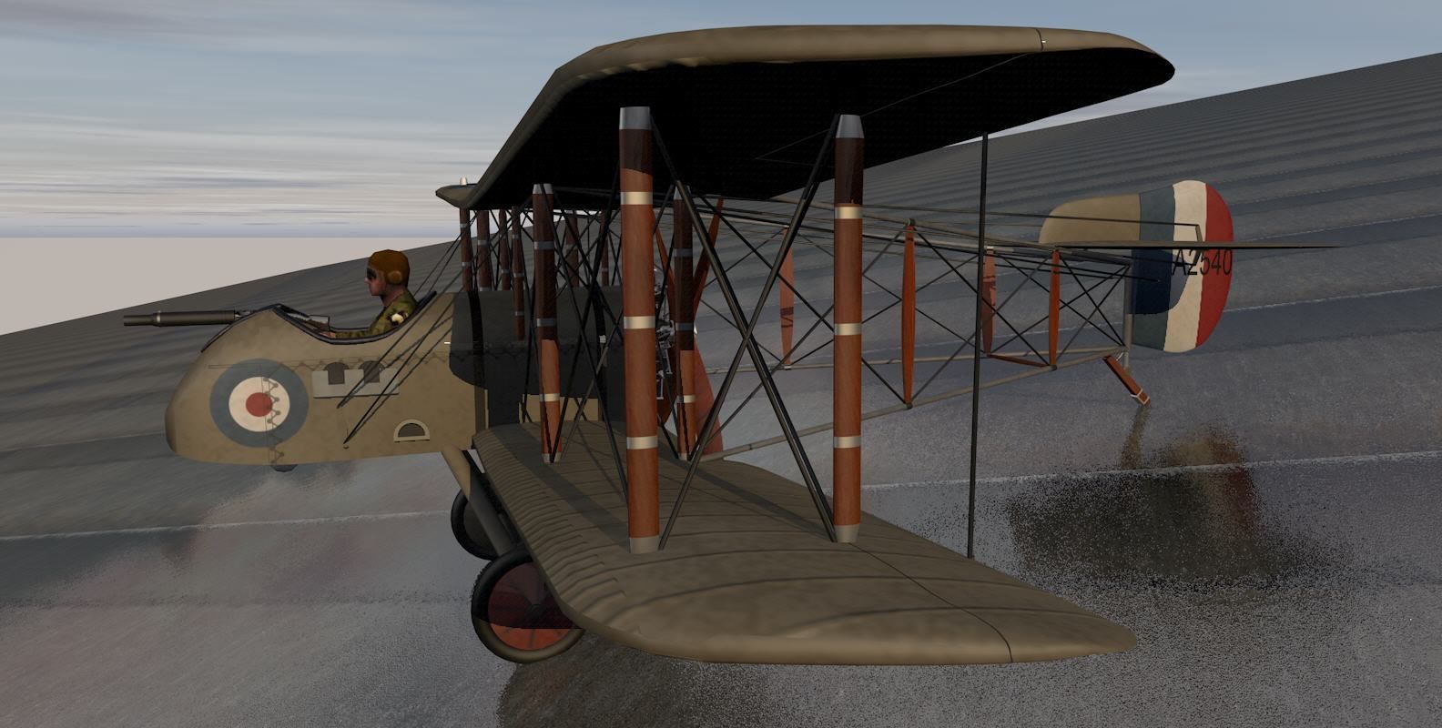 Airco DH2 - DeHavilland DH2 3D model | CGTrader