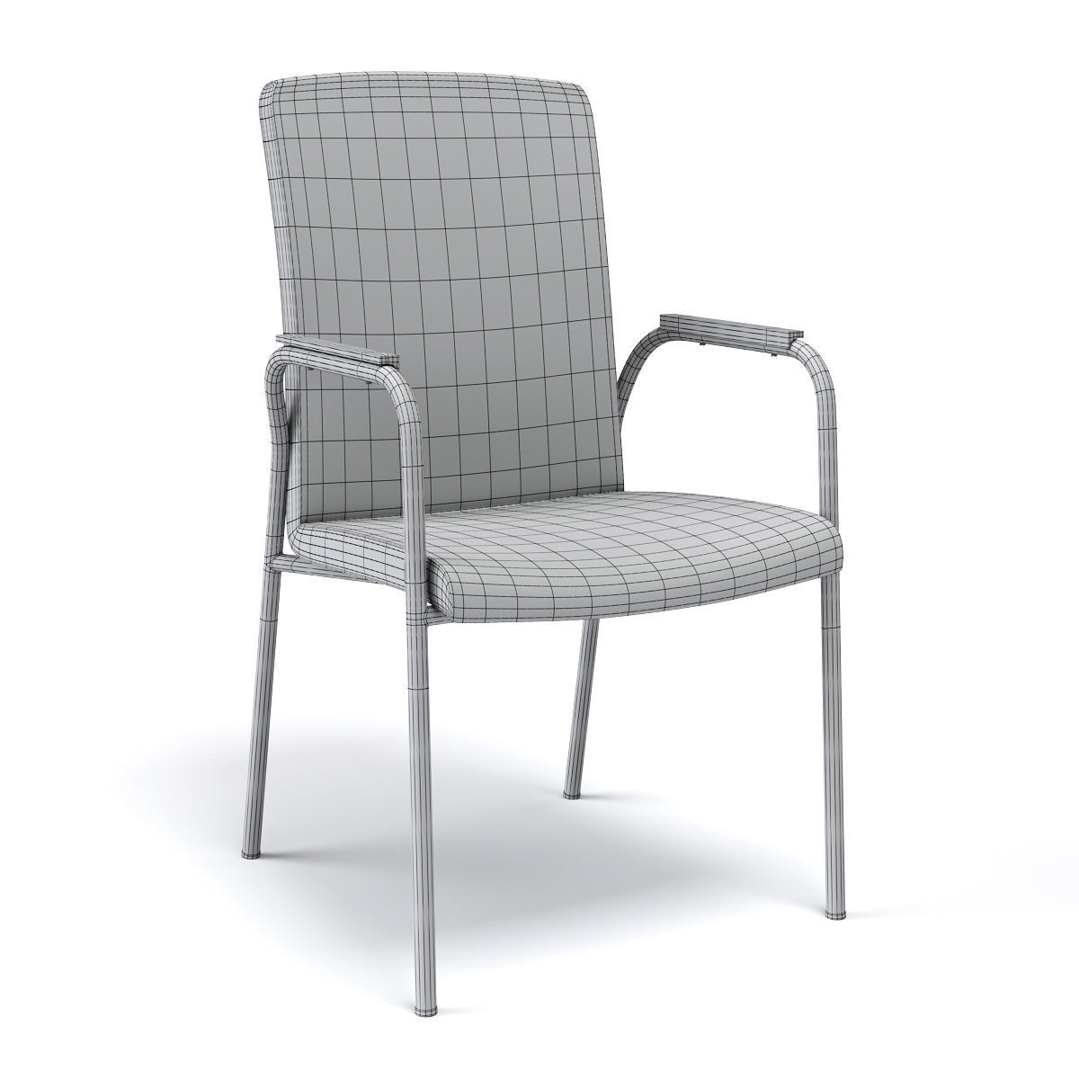 Conference Chair ZIP ZP-22H 3D model | CGTrader
