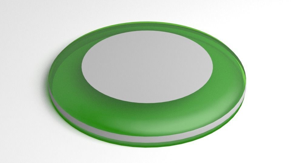Clear-disc Frisbee 3D model | CGTrader