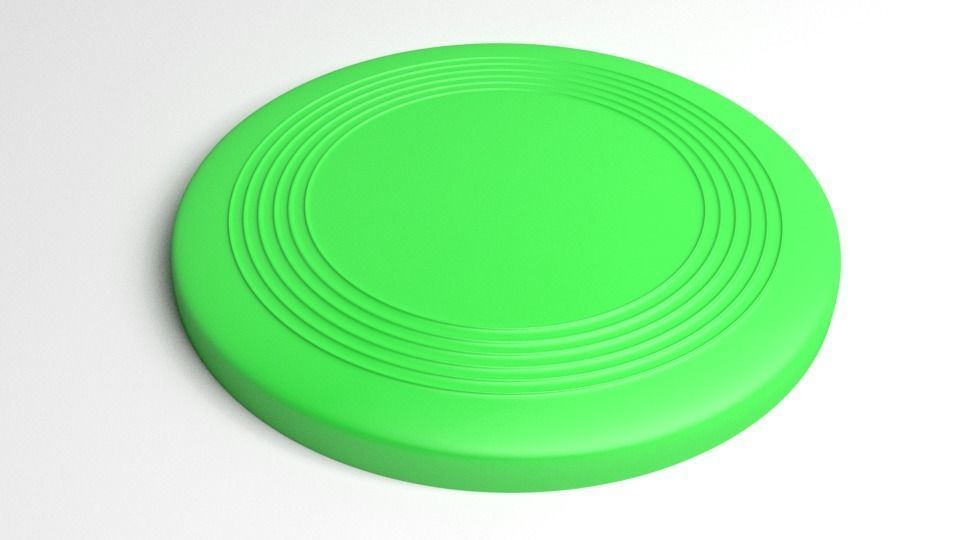 Flat-disc Frisbee 3D model | CGTrader