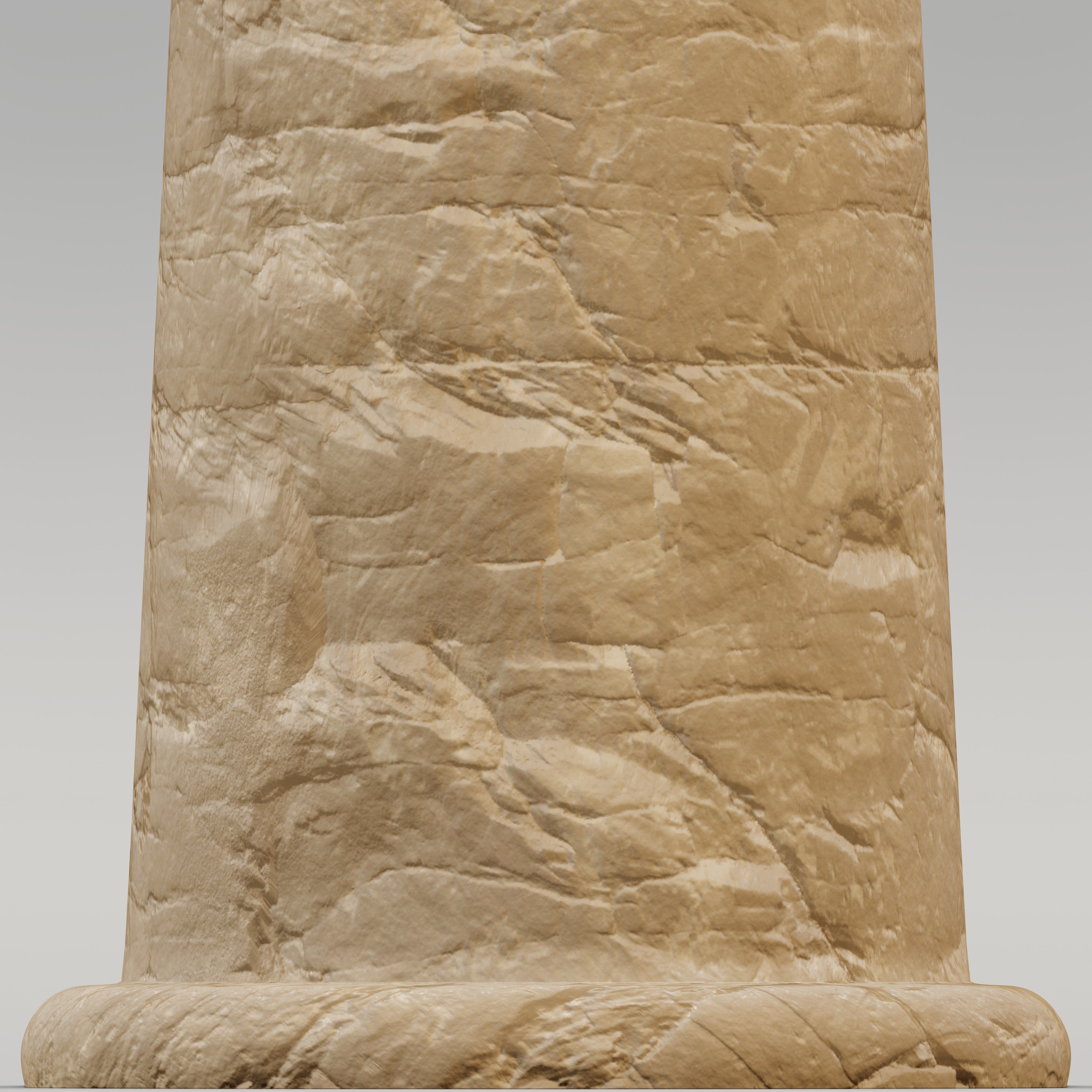 3D model Egyptian palmiform column VR / AR / low-poly | CGTrader