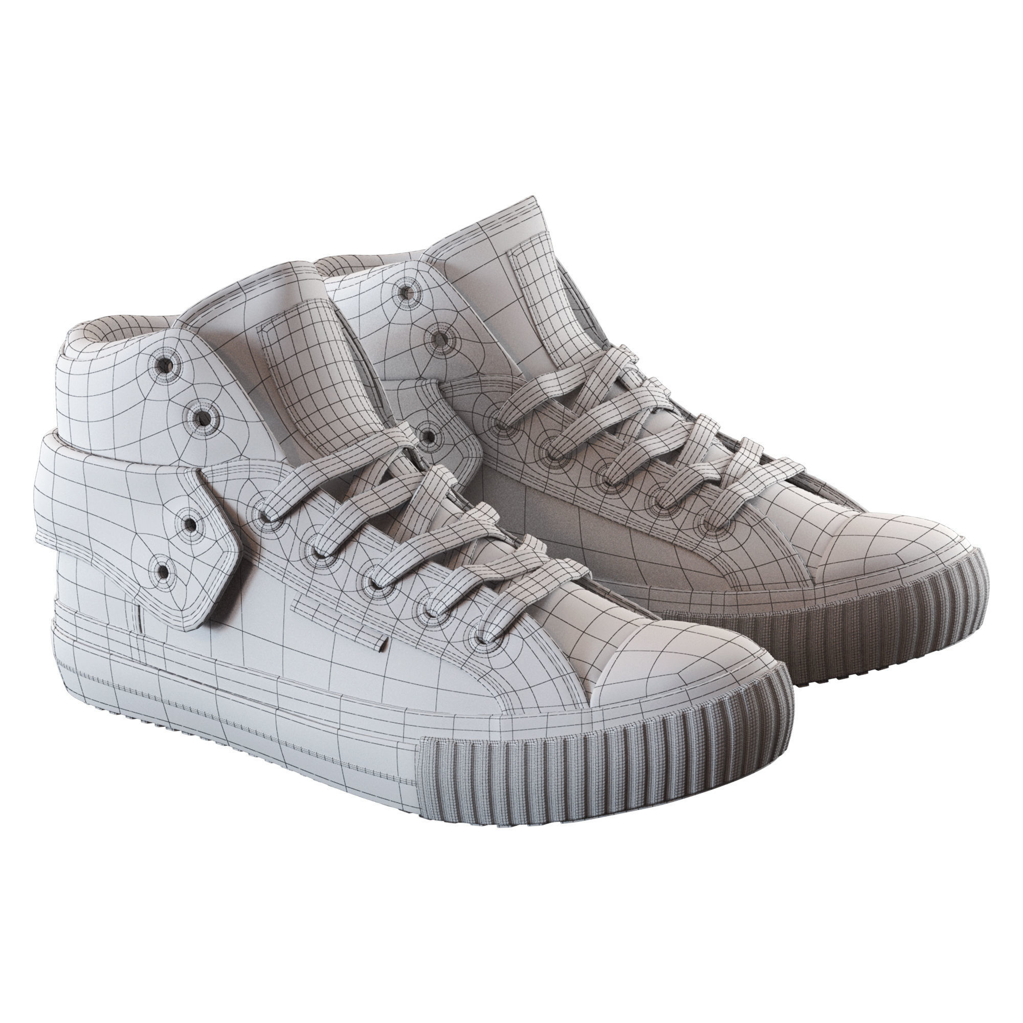 British Knights Roco Gold Brown 3D model | CGTrader