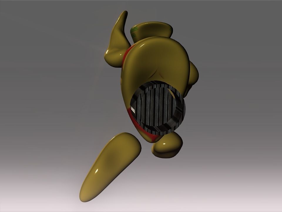 Auto pilot robotic gravity arms golden spaceship 3D model animated ...