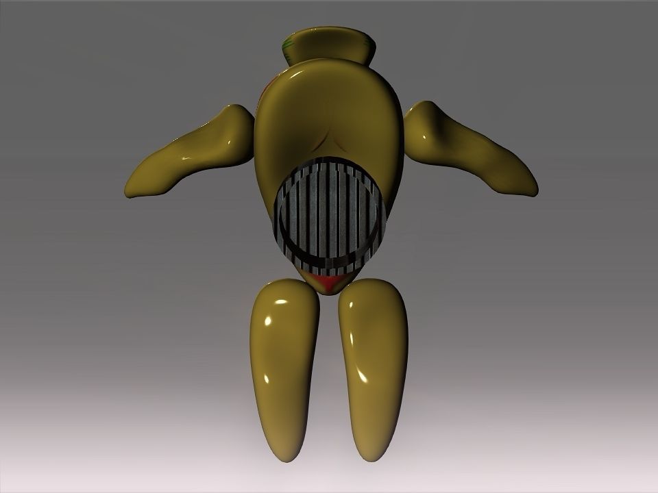 Auto pilot robotic gravity arms golden spaceship 3D model animated ...