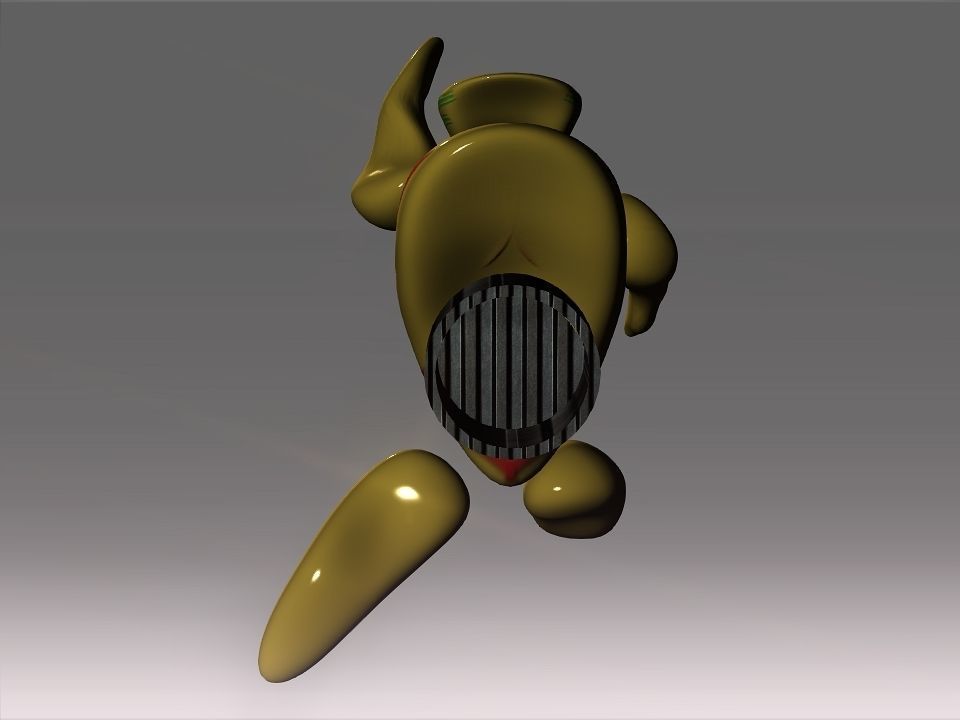 Auto pilot robotic gravity arms golden spaceship 3D model animated ...