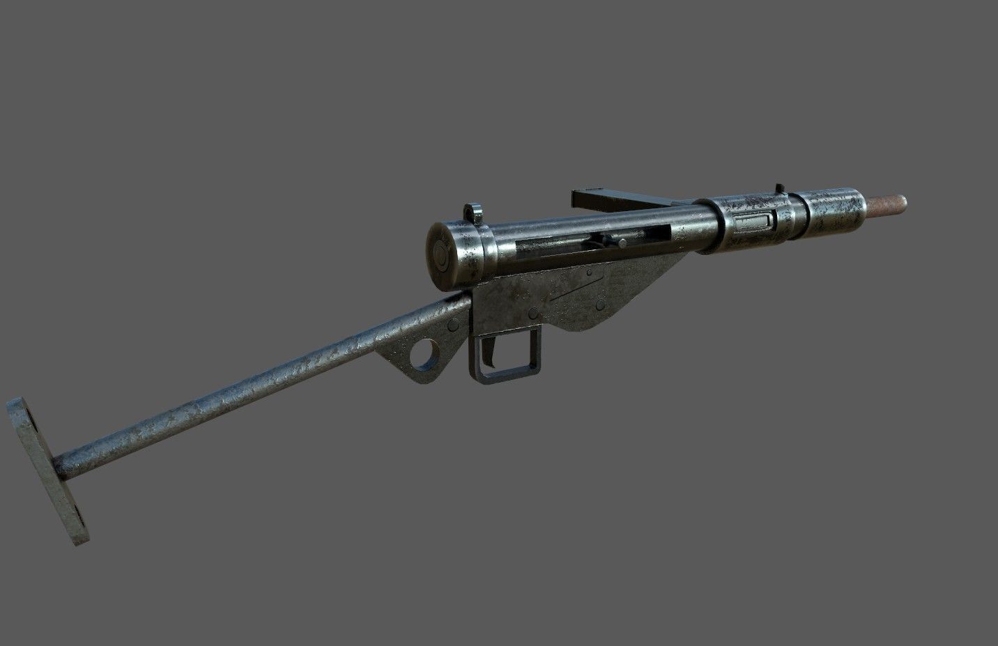 3D model Sten Weapon VR / AR / low-poly | CGTrader