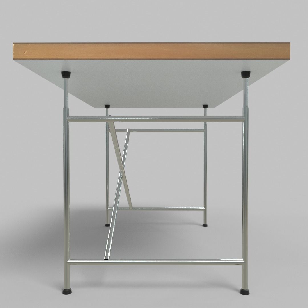 Eiermann Table by Egon Eierman free 3D model | CGTrader