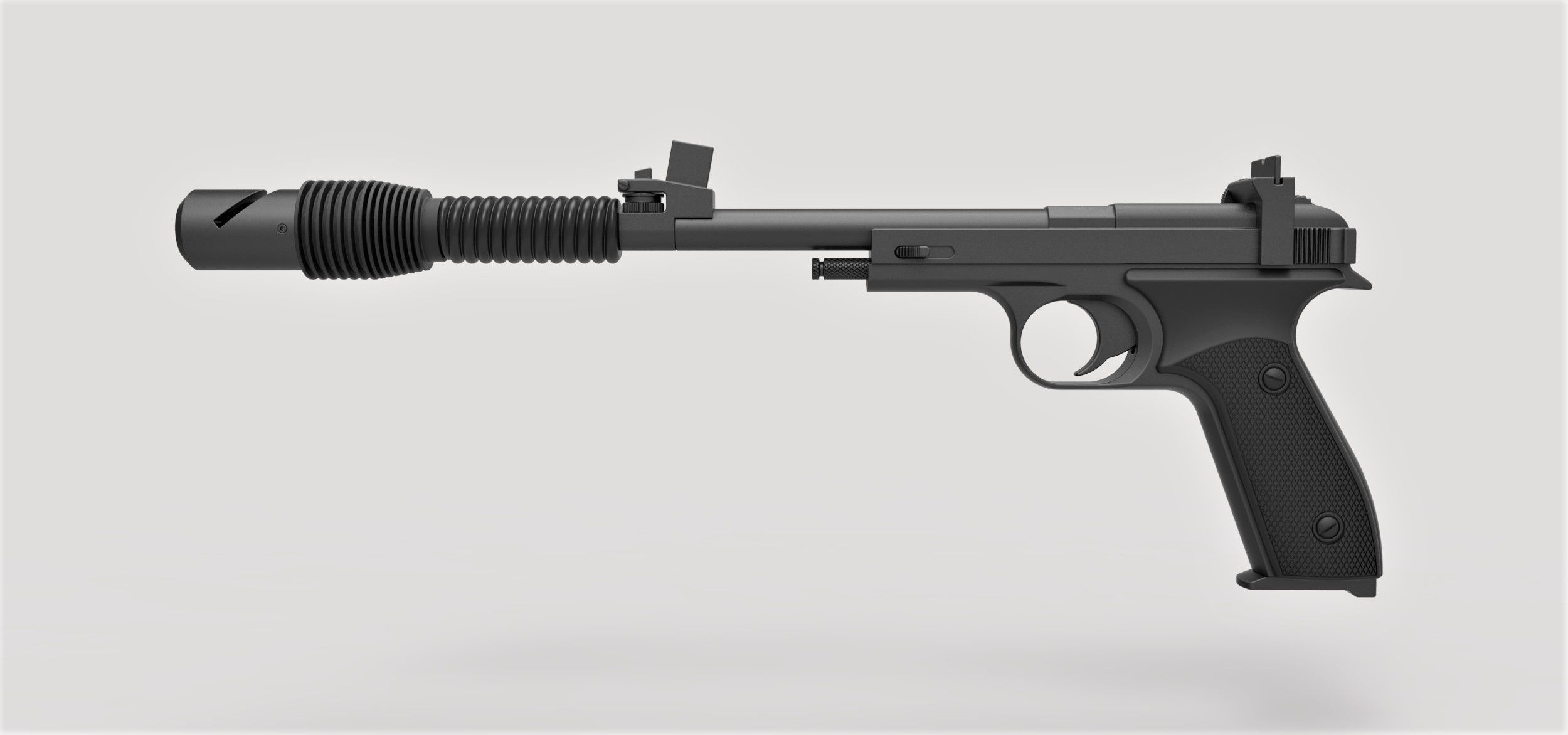 Princess Leia Blaster pistol Defender from Star Wars A New Hope 3D ...