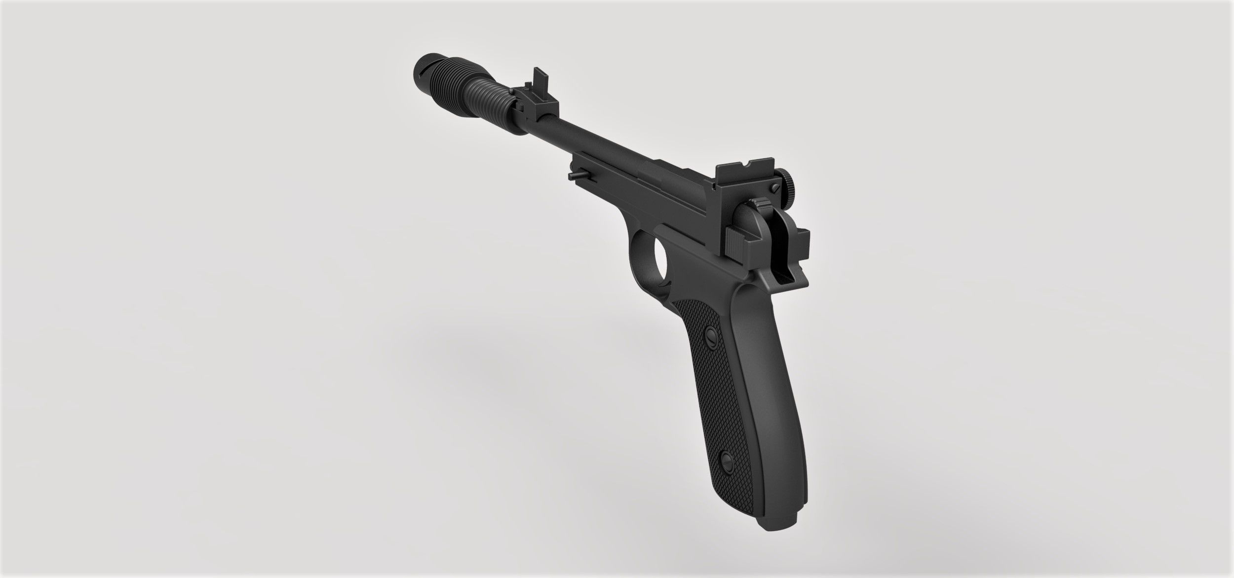 Princess Leia Blaster pistol Defender from Star Wars A New Hope 3D ...