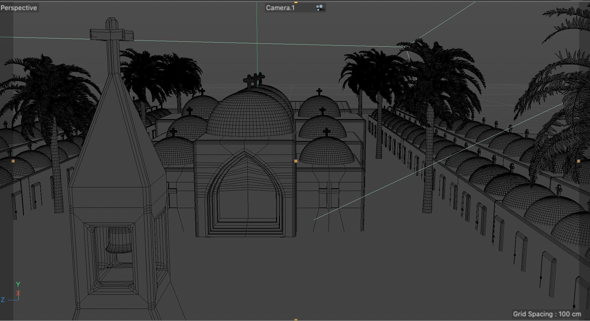 Old Egyptian Monastery 3D model | CGTrader