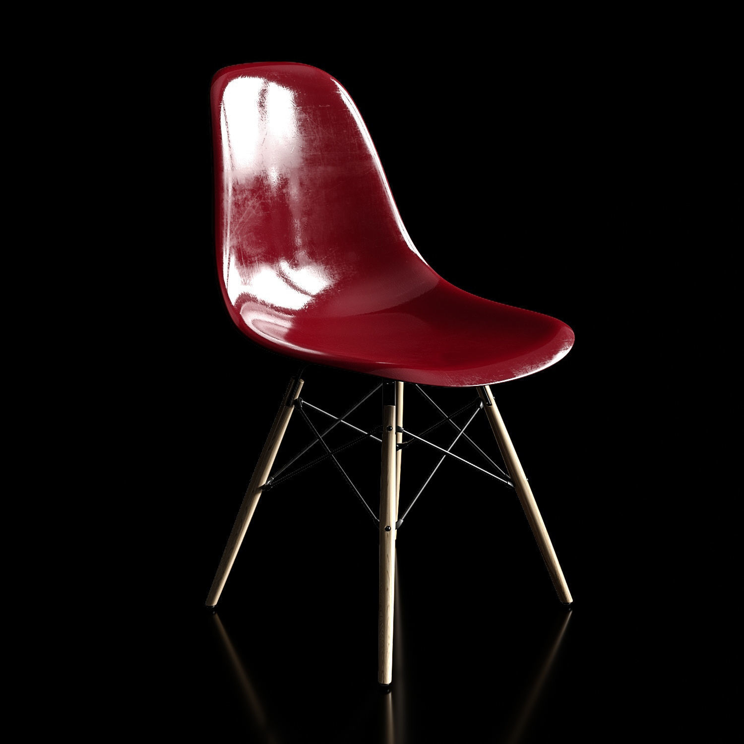 Chairs eames 3D model | CGTrader