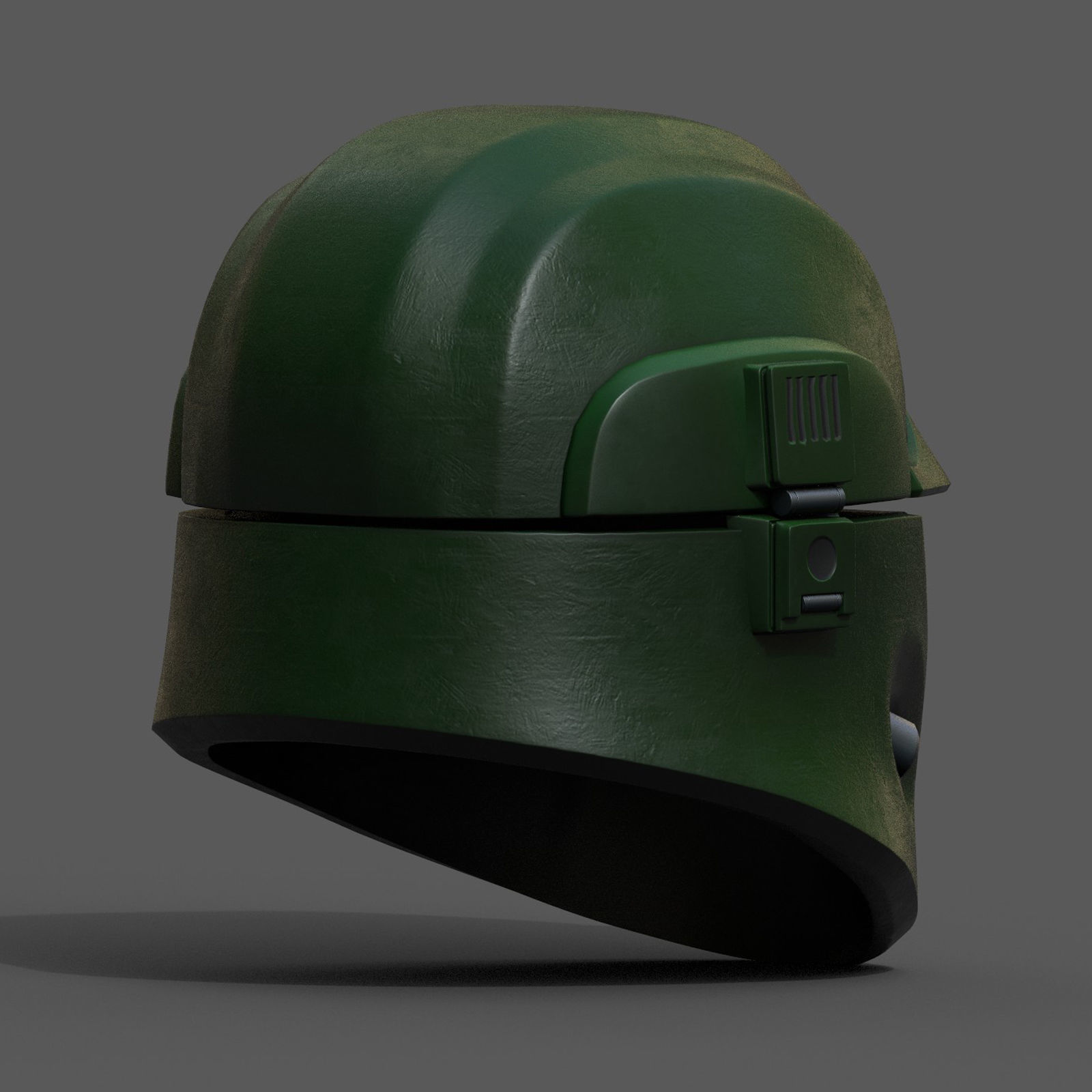 3D model Helmet scifi fantasy pilot cyborg robot armor develop VR / AR ...