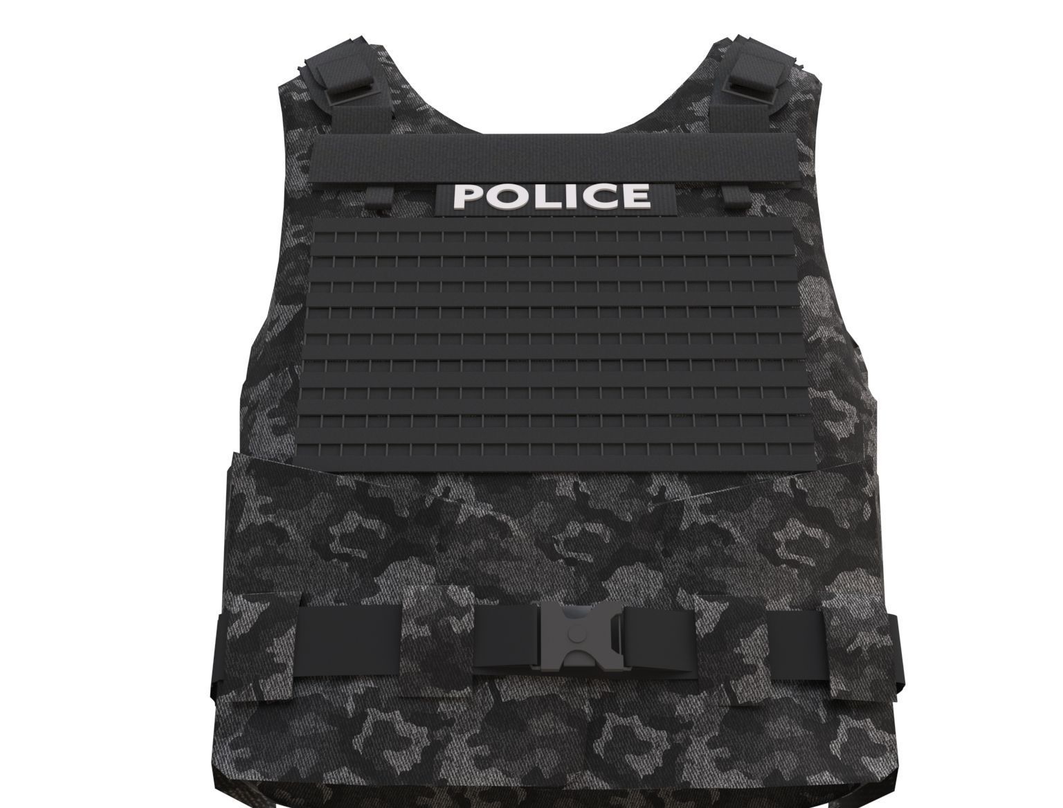 Body armour 3D model | CGTrader