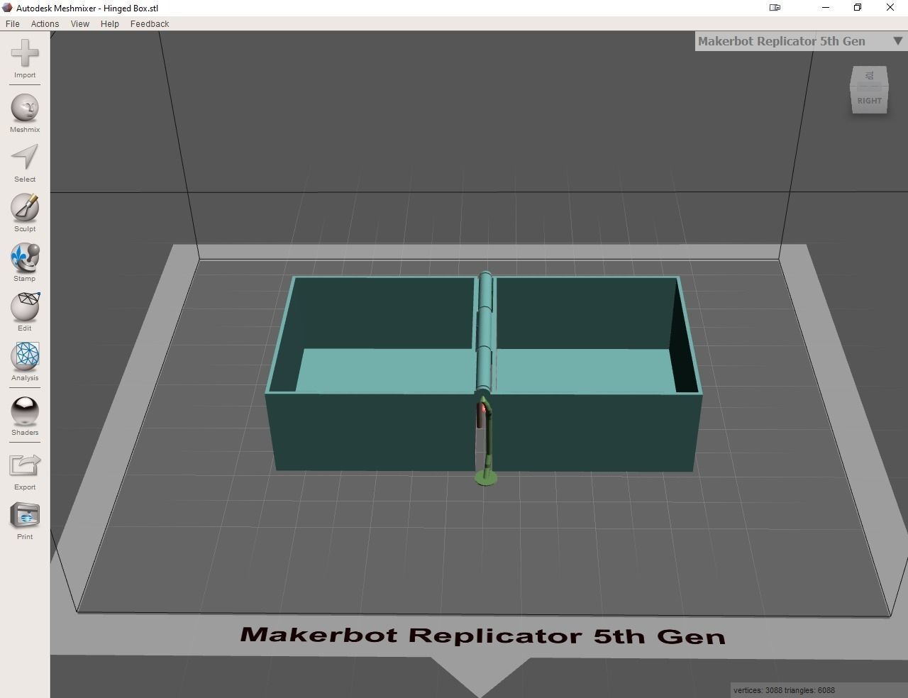 Hinged Box 3D model 3D printable | CGTrader