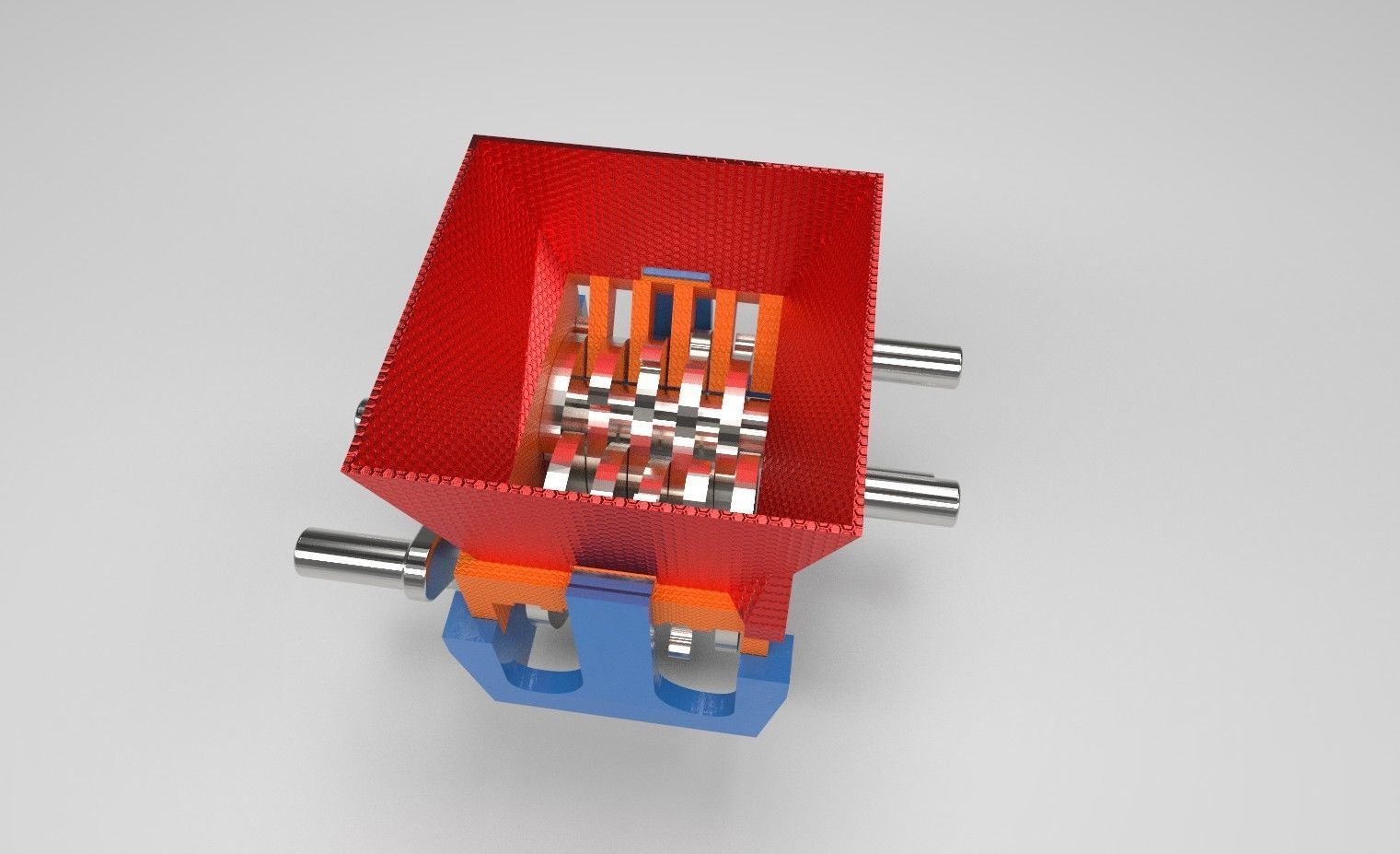 3D model Crushing Machine-Shredder-Crusher-Machine PBR GameReady 3D ...