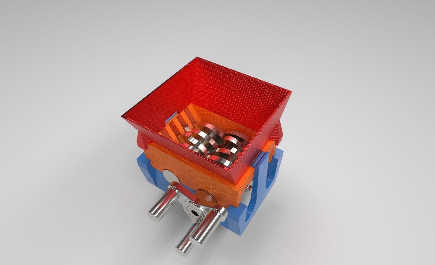 3D model Crushing Machine-Shredder-Crusher-Machine PBR GameReady 3D ...