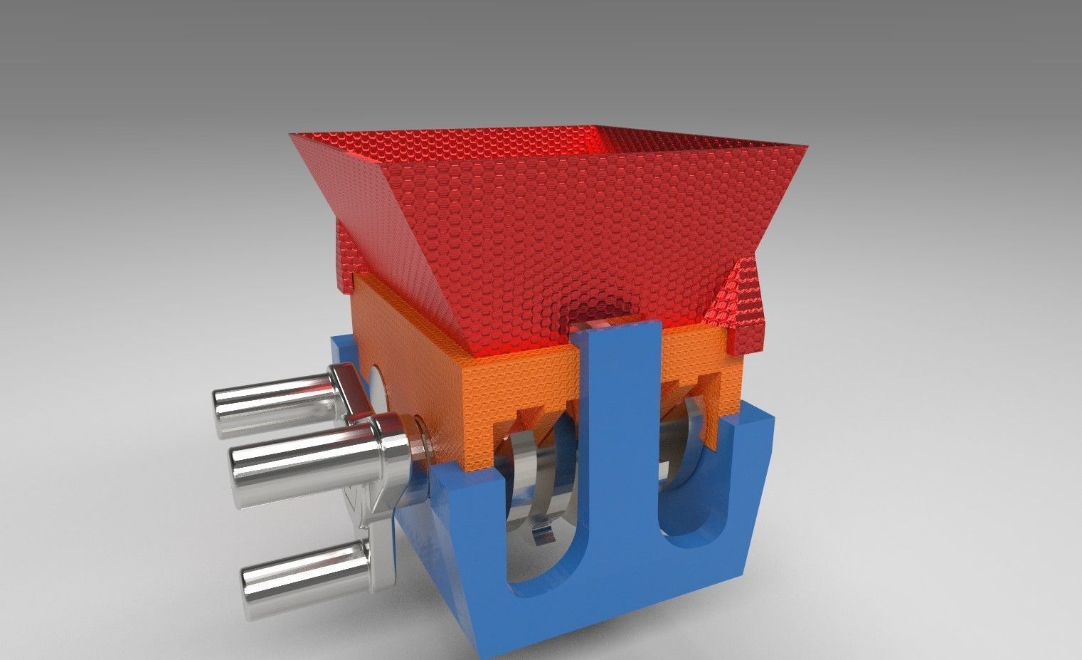 3D model Crushing Machine-Shredder-Crusher-Machine PBR GameReady 3D ...