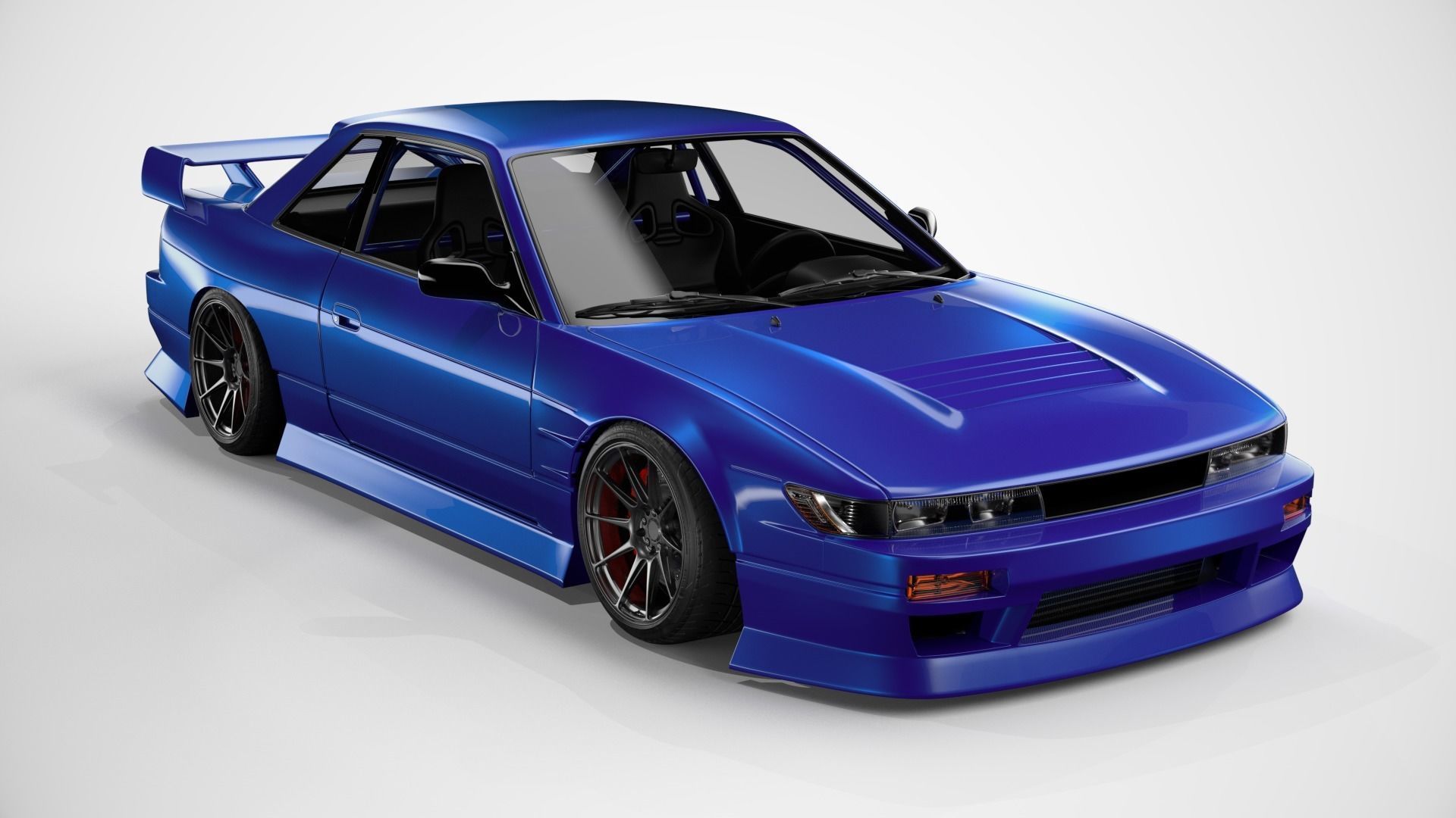 Nissan Silvia S13 coupe BN Sports custom 3D model | CGTrader
