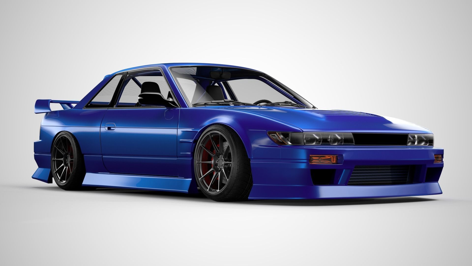 Nissan Silvia S13 coupe BN Sports custom 3D model | CGTrader