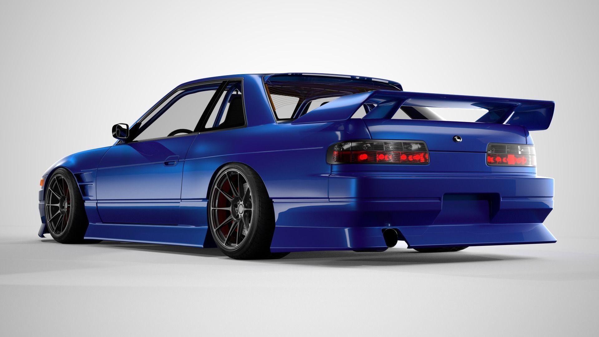 Nissan Silvia S13 coupe BN Sports custom 3D model | CGTrader
