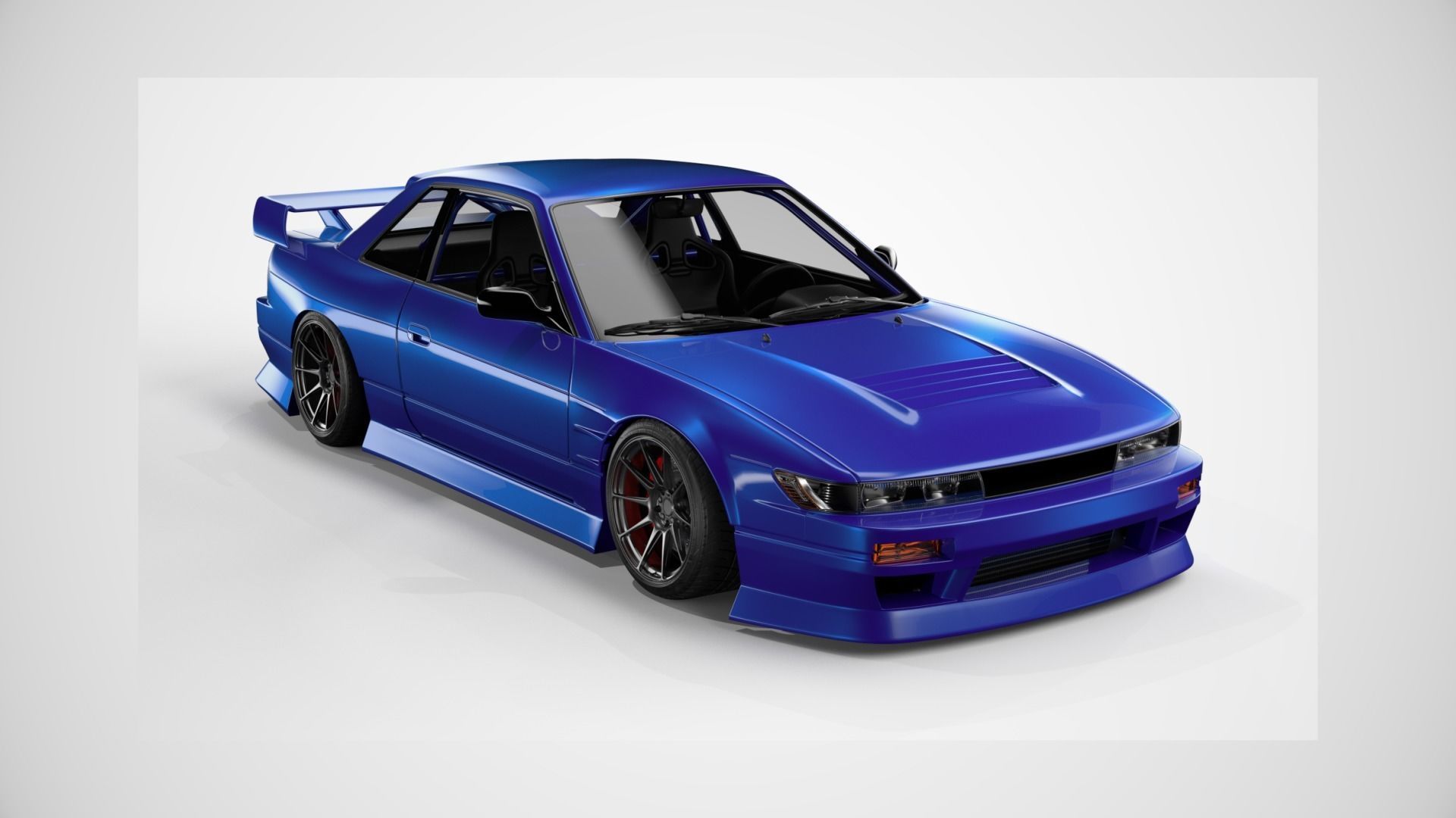 Nissan Silvia S13 coupe BN Sports custom 3D model | CGTrader