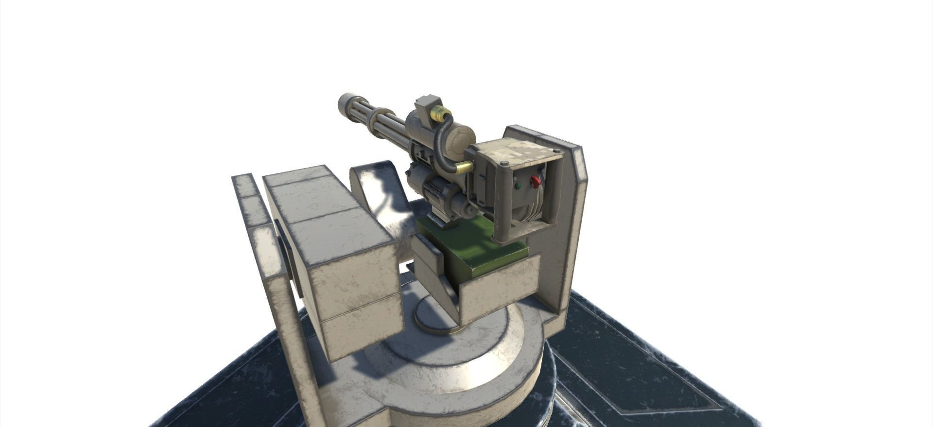 3D model Modern Unmanned Turrets V3 VR / AR / low-poly | CGTrader