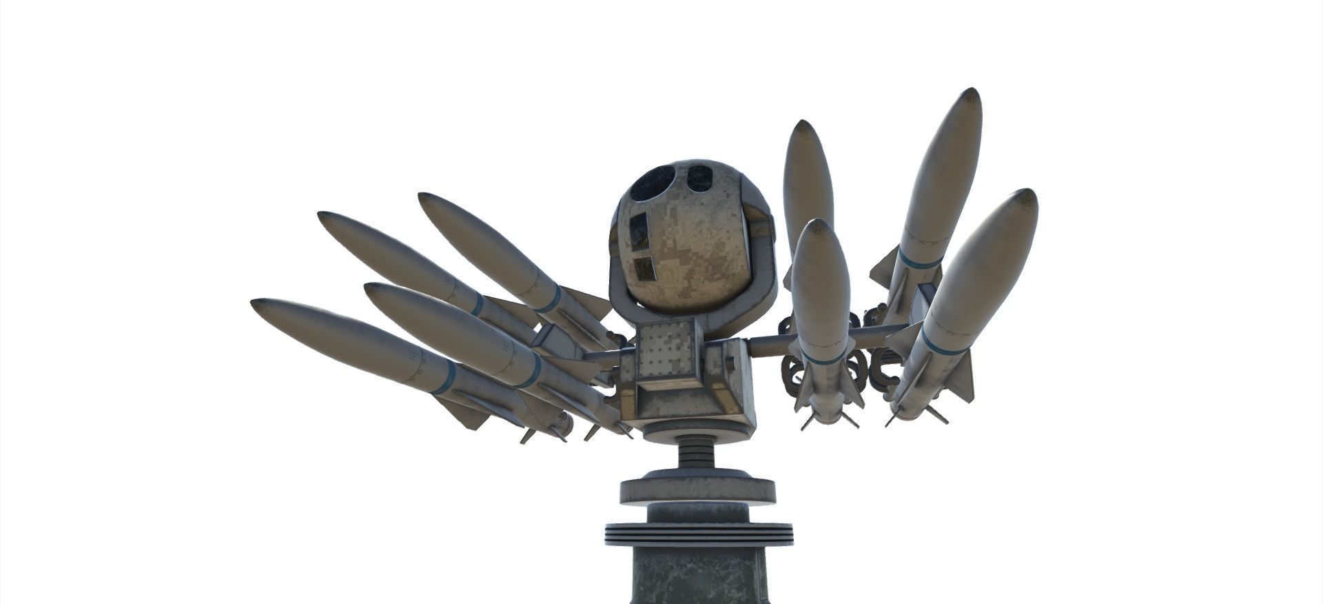 3D model Modern Unmanned Turrets V3 VR / AR / low-poly | CGTrader