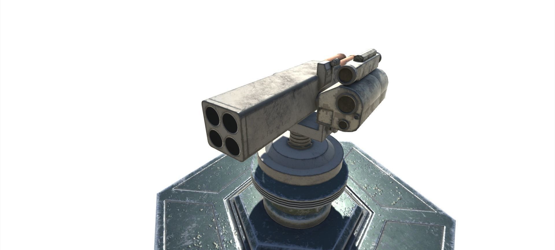 3D model Modern Unmanned Turrets V3 VR / AR / low-poly | CGTrader