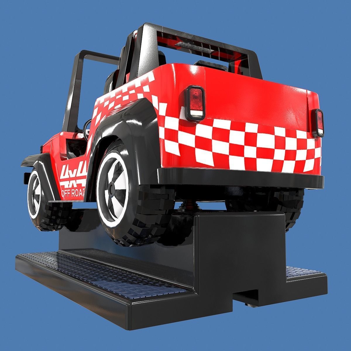 3D model Off Road Coin Operated Ride VR / AR / low-poly | CGTrader