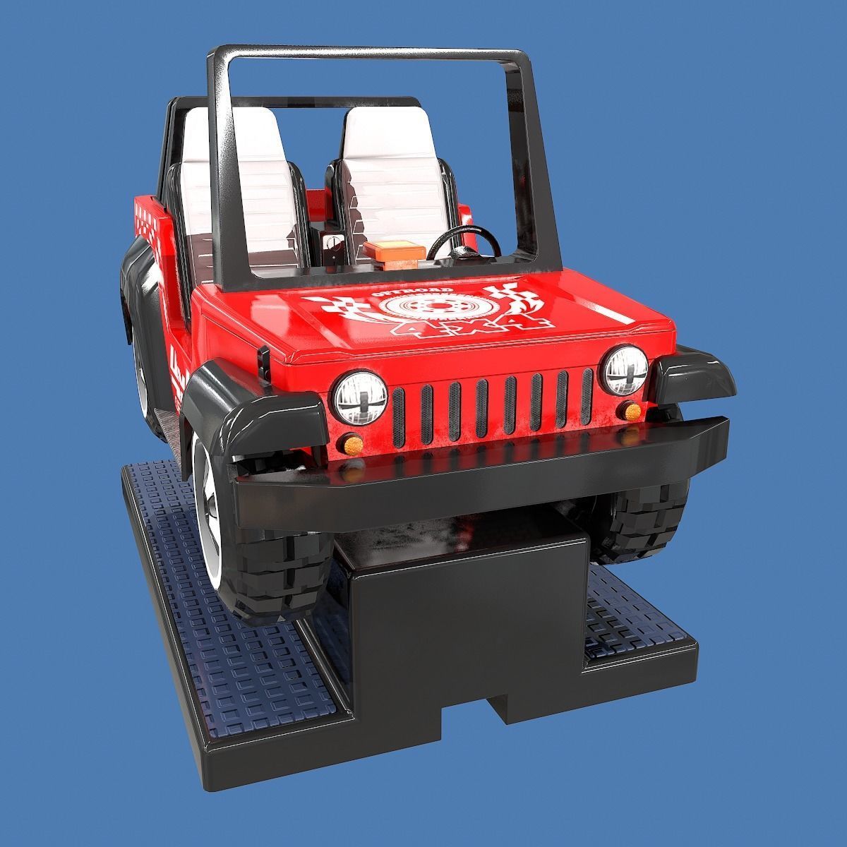 3D model Off Road Coin Operated Ride VR / AR / low-poly | CGTrader
