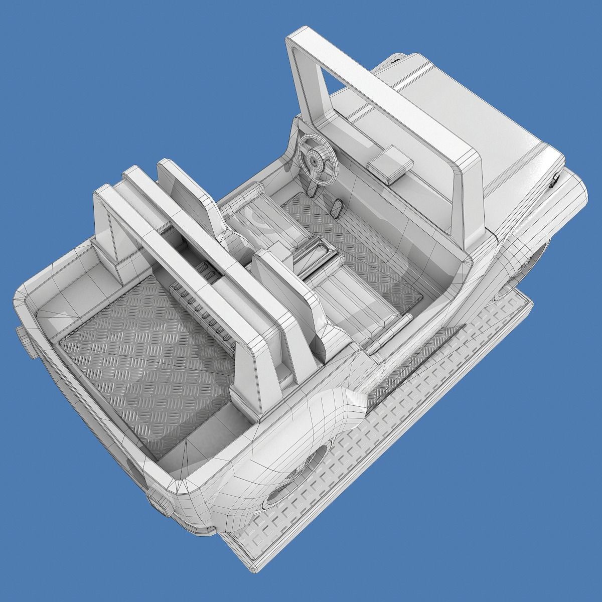 3D model Off Road Coin Operated Ride VR / AR / low-poly | CGTrader