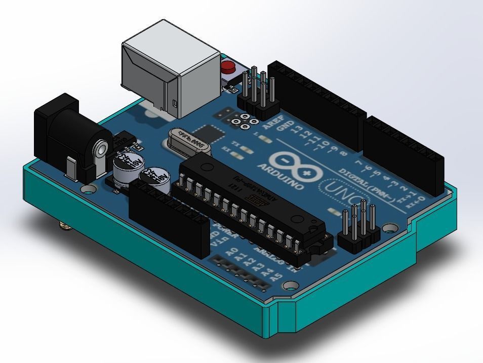 Arduino case for Uno 3D model 3D printable | CGTrader