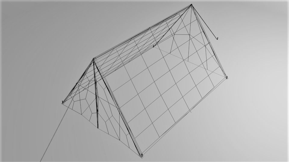 Ridge Tent 3D model | CGTrader