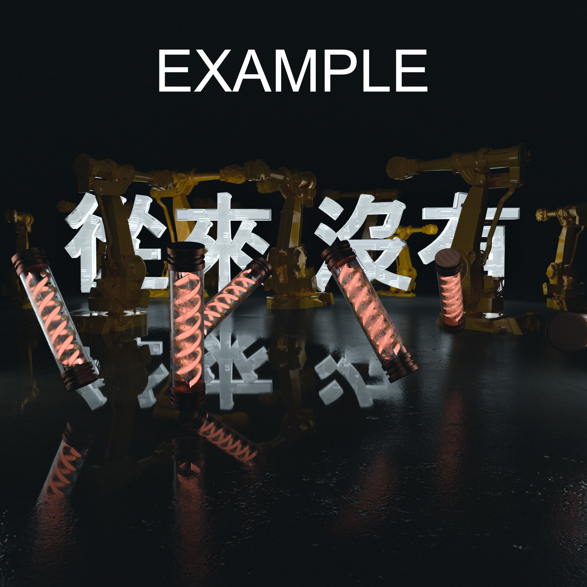 DNA Container free 3D model | CGTrader