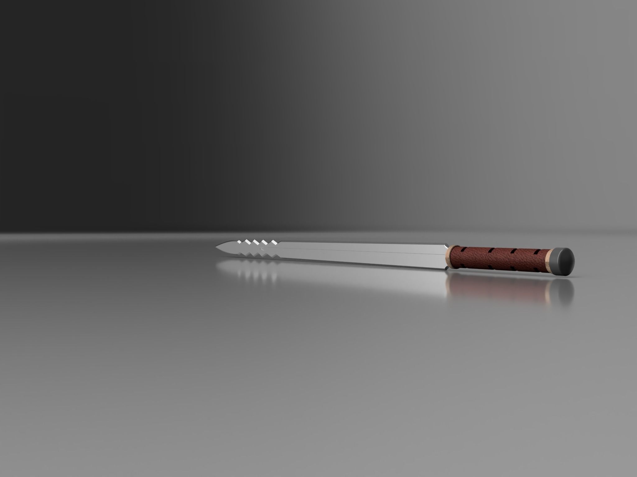Deathstroke Knights and Dragons Sword 3D model 3D printable | CGTrader