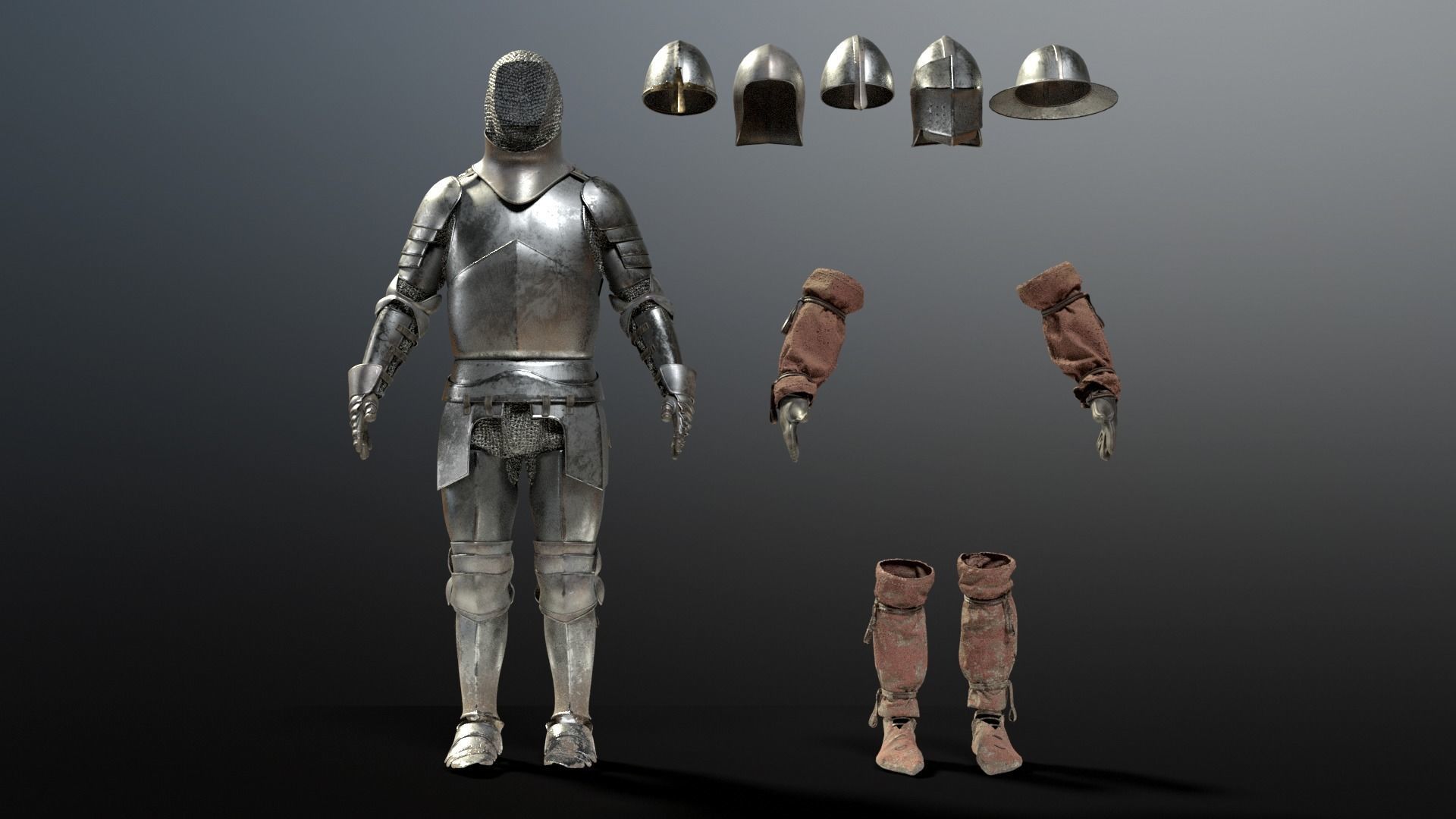 SOLDIER Medieval Knight 3D model | CGTrader