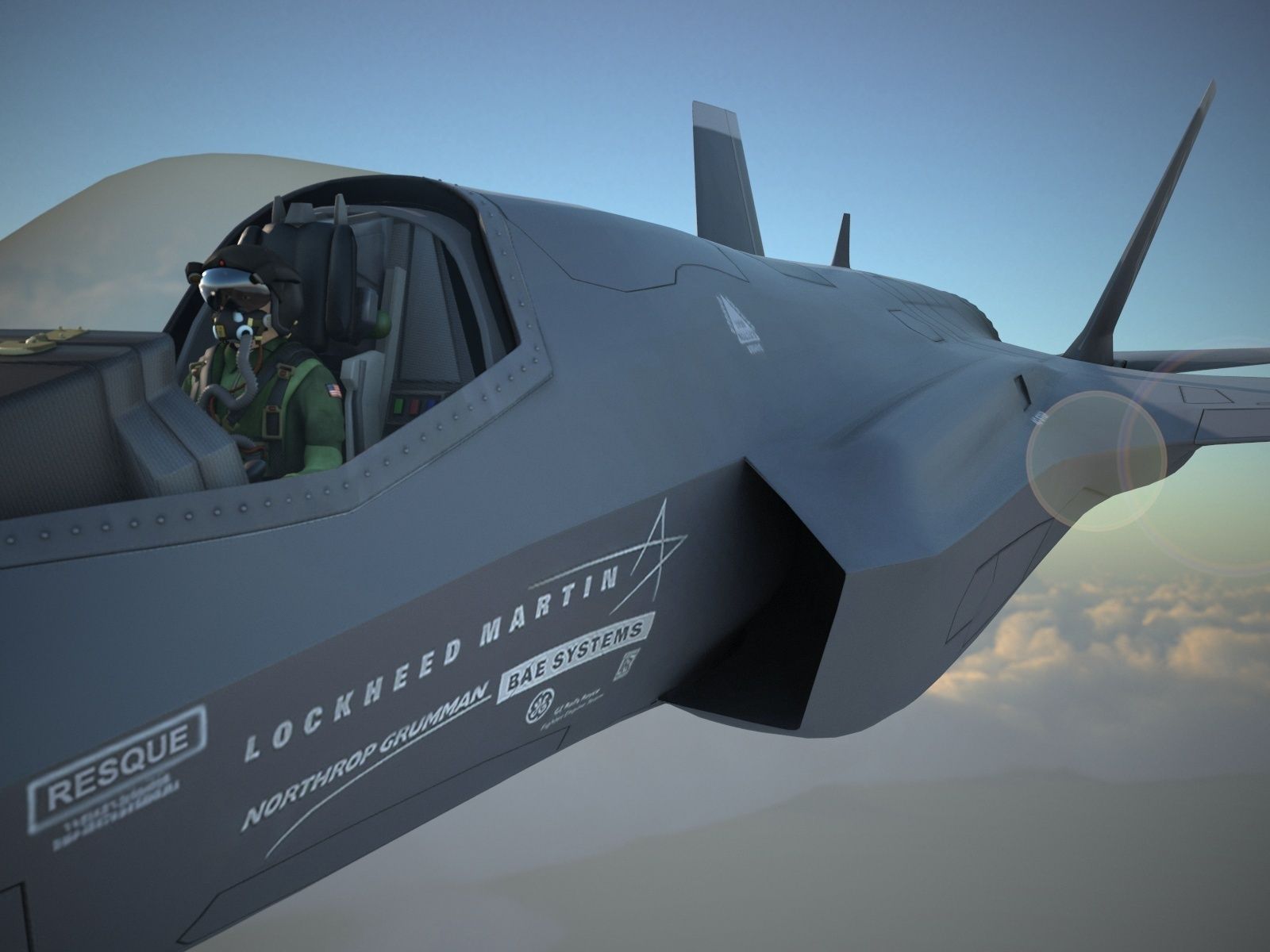 Lockheed Martin F-35B Lightning II 3D model | CGTrader