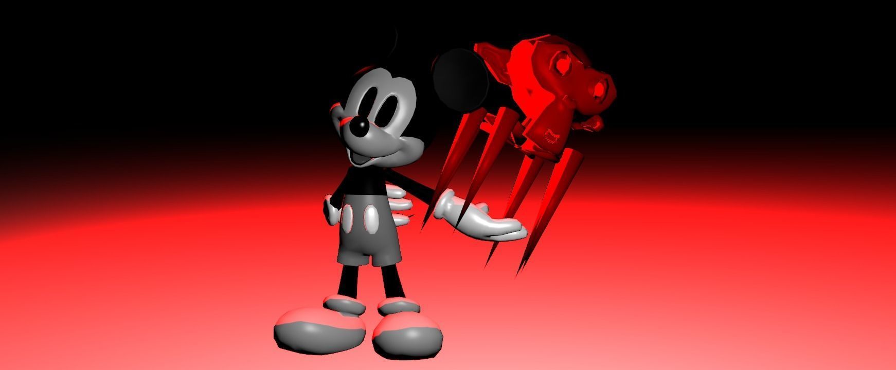 suicide mouse and suzzane thread 3D model | CGTrader