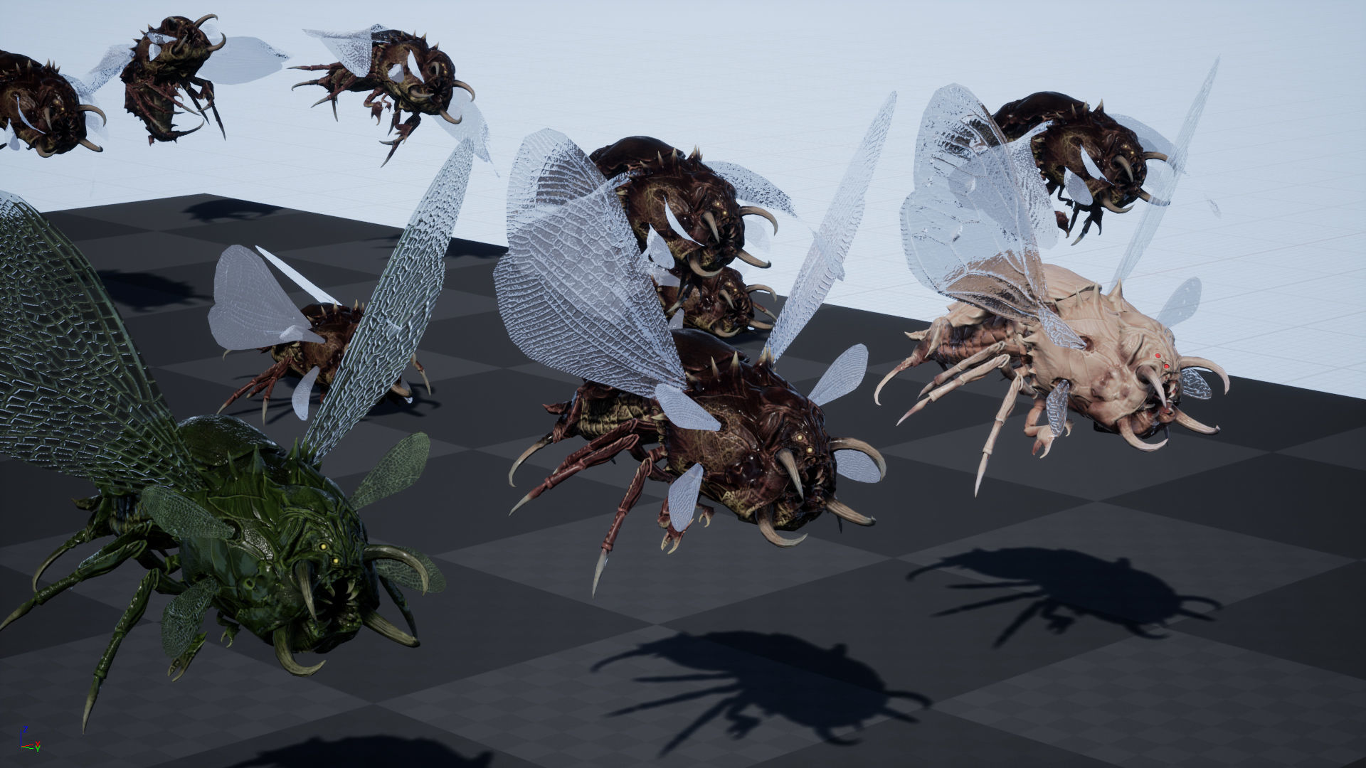 3D model Flying Bug 5 VR / AR / low-poly rigged animated | CGTrader