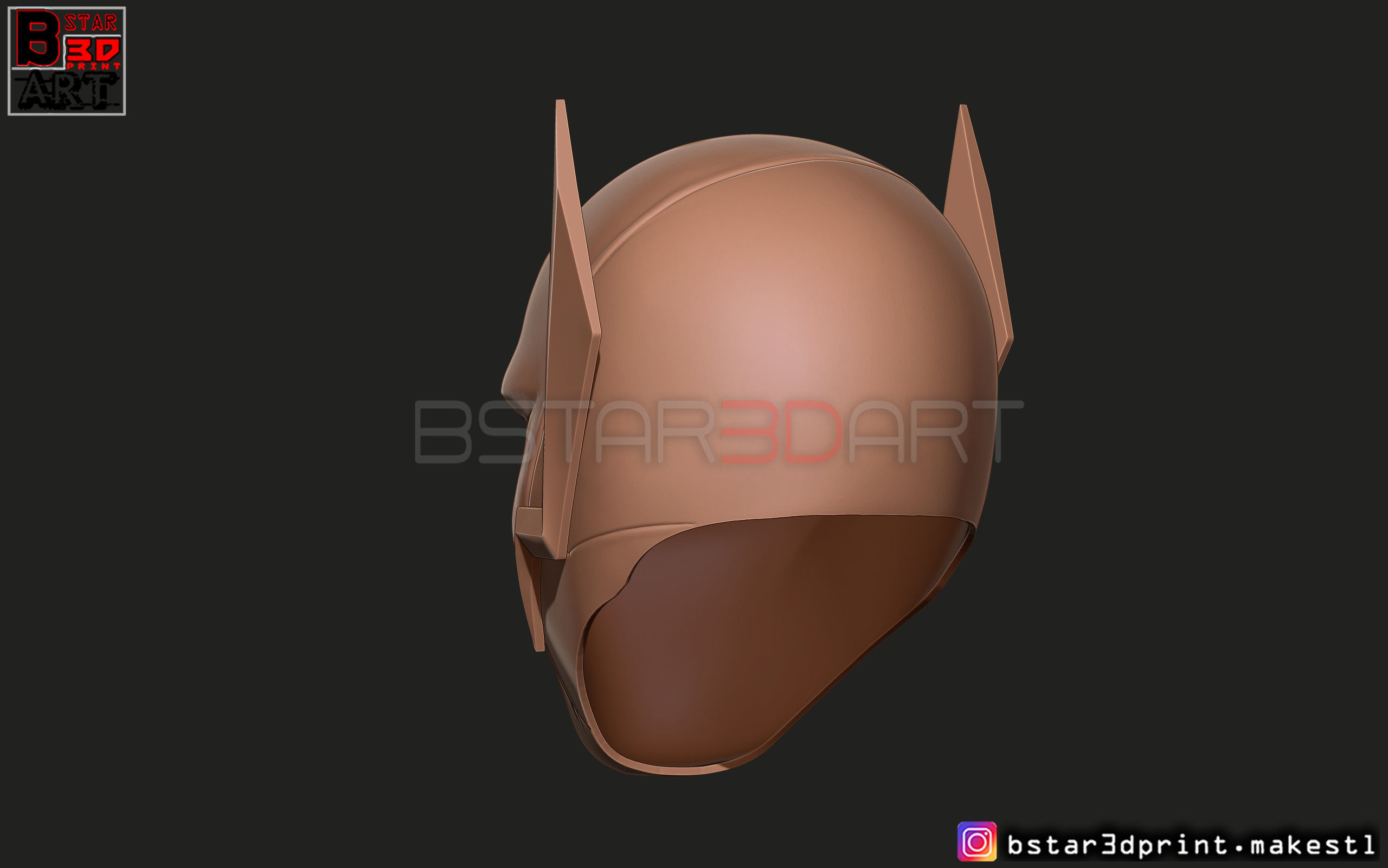 Godspeed Mask - Flash God Season 6 - Flash cosplay helmet 3D model 3D ...