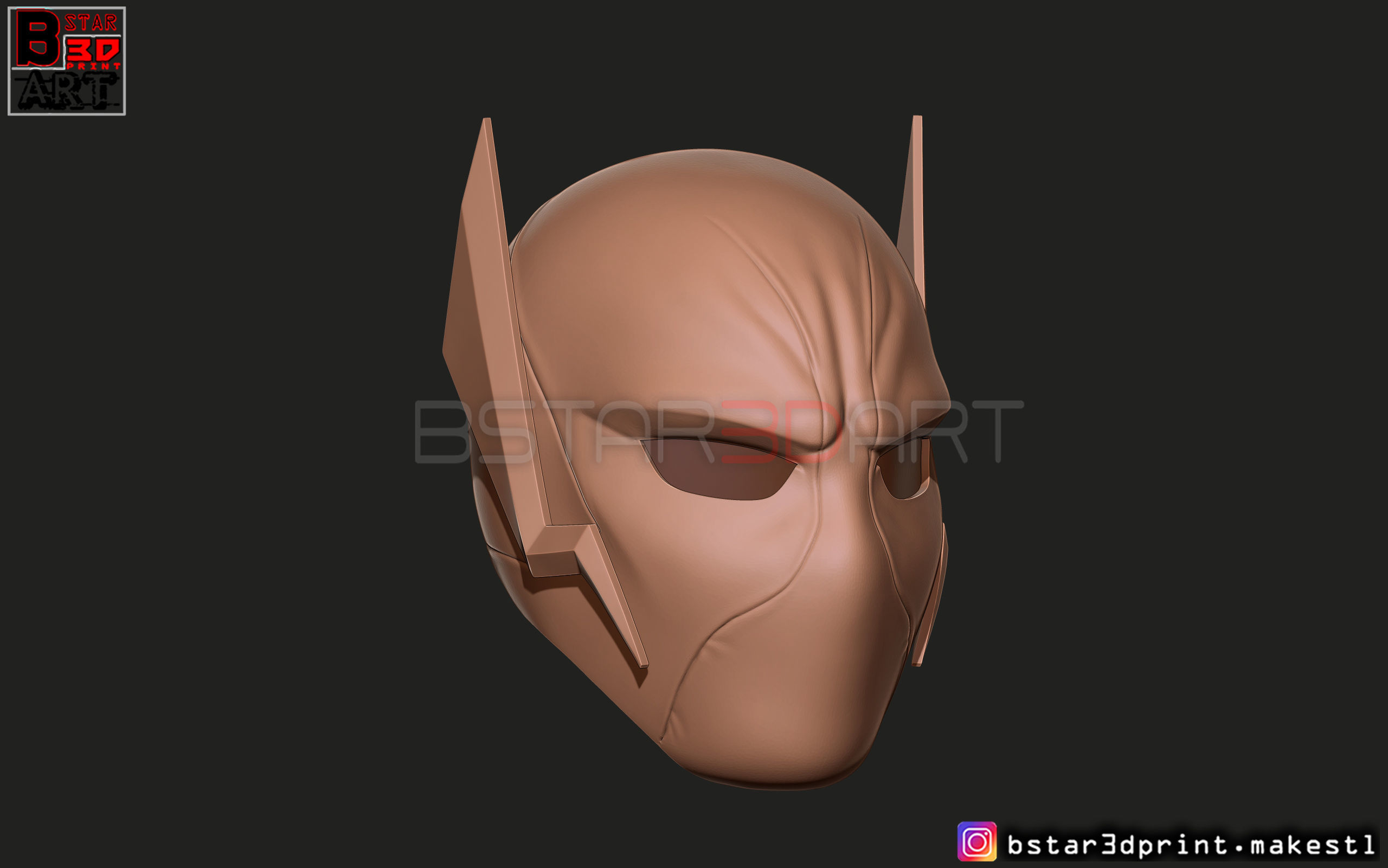 Godspeed Mask - Flash God Season 6 - Flash cosplay helmet 3D model 3D ...