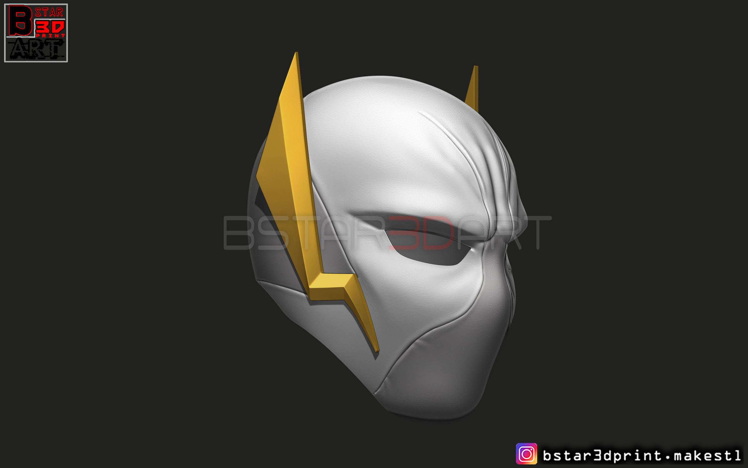 Godspeed Mask - Flash God Season 6 - Flash cosplay helmet 3D model 3D ...