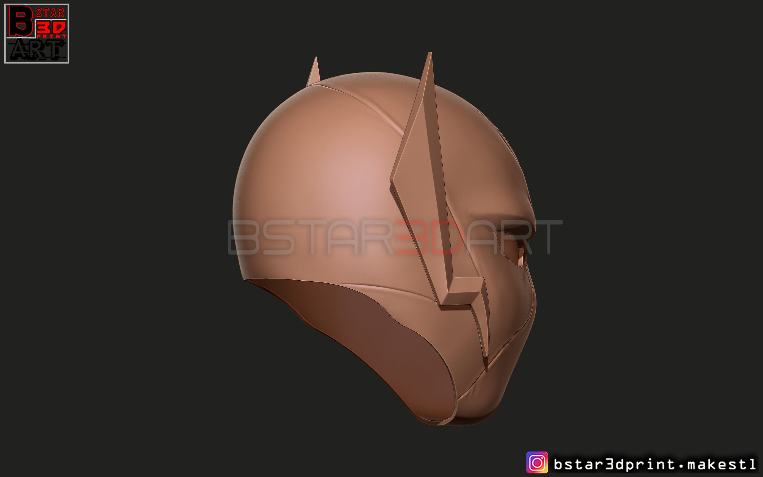 Godspeed Mask - Flash God Season 6 - Flash cosplay helmet 3D model 3D ...