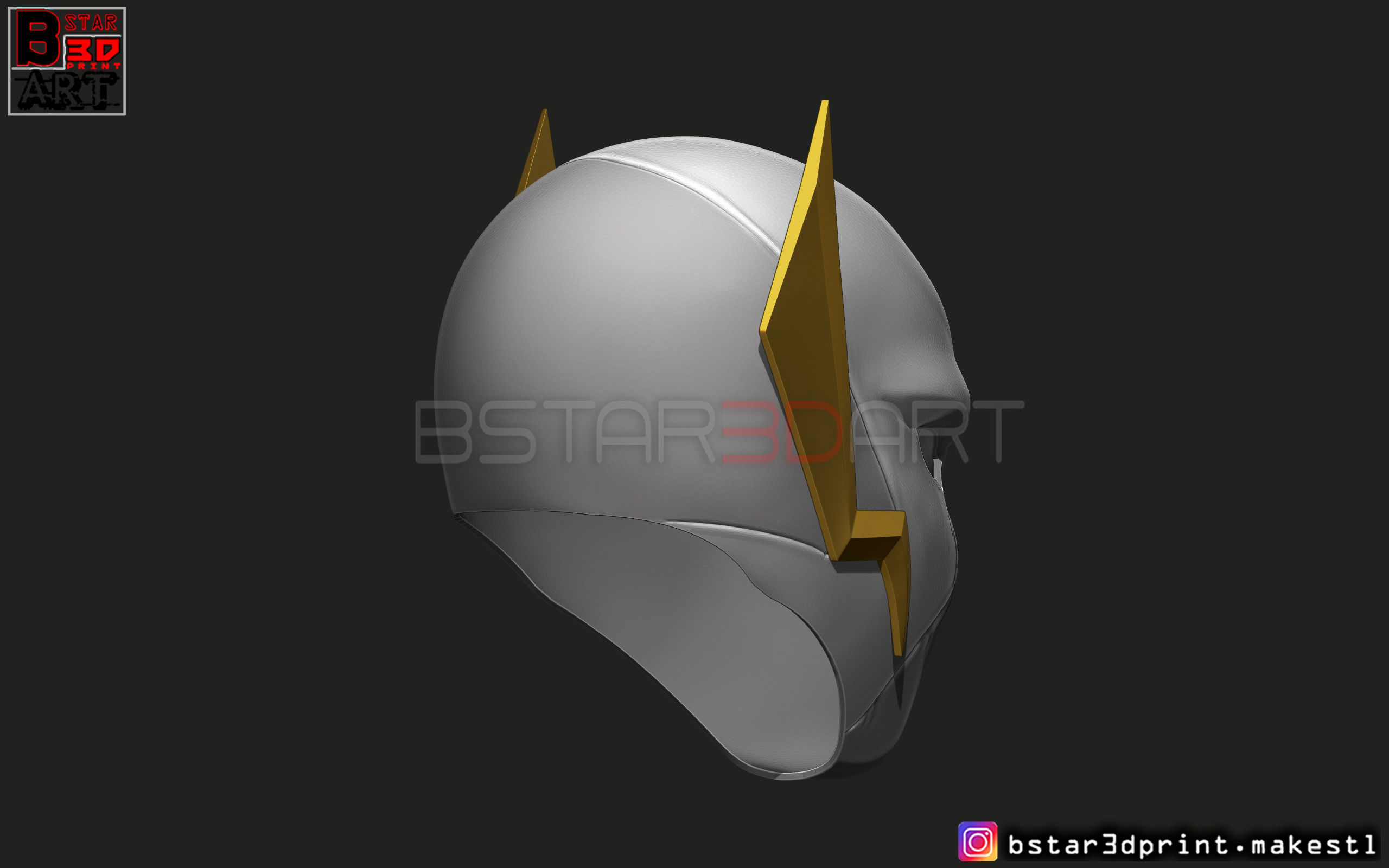 Godspeed Mask - Flash God Season 6 - Flash cosplay helmet 3D model 3D ...