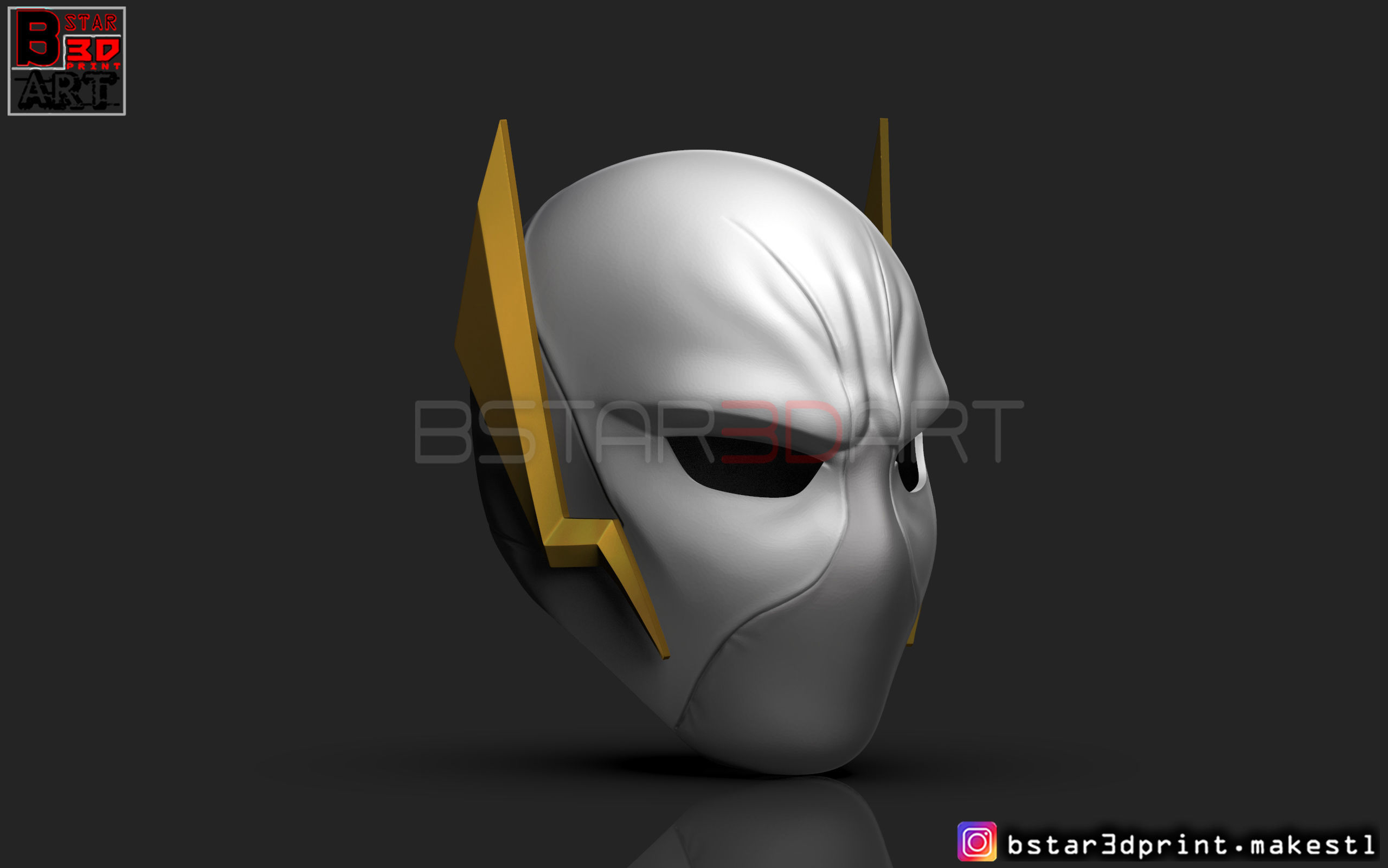 Godspeed Mask - Flash God Season 6 - Flash cosplay helmet 3D model 3D ...